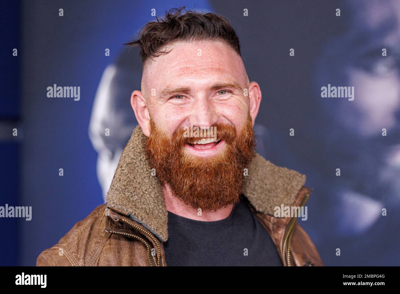 Devan Long arrives at the premiere of "Ambulance" on Monday, April 4 ...