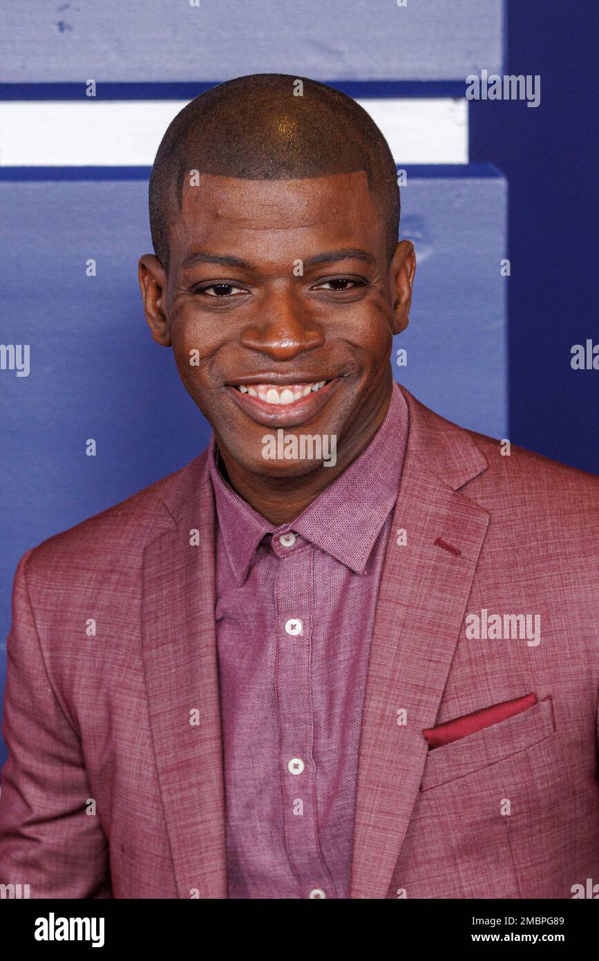 Cedric Sanders arrives at the premiere of "Ambulance" on Monday, April ...