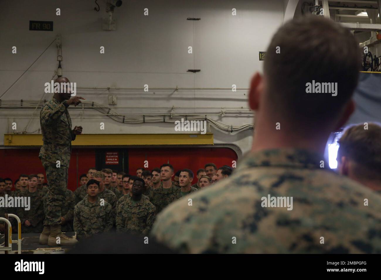 U.S. Marine Corps Sgt. Maj. Idris N. Turay, the sergeant major of ...