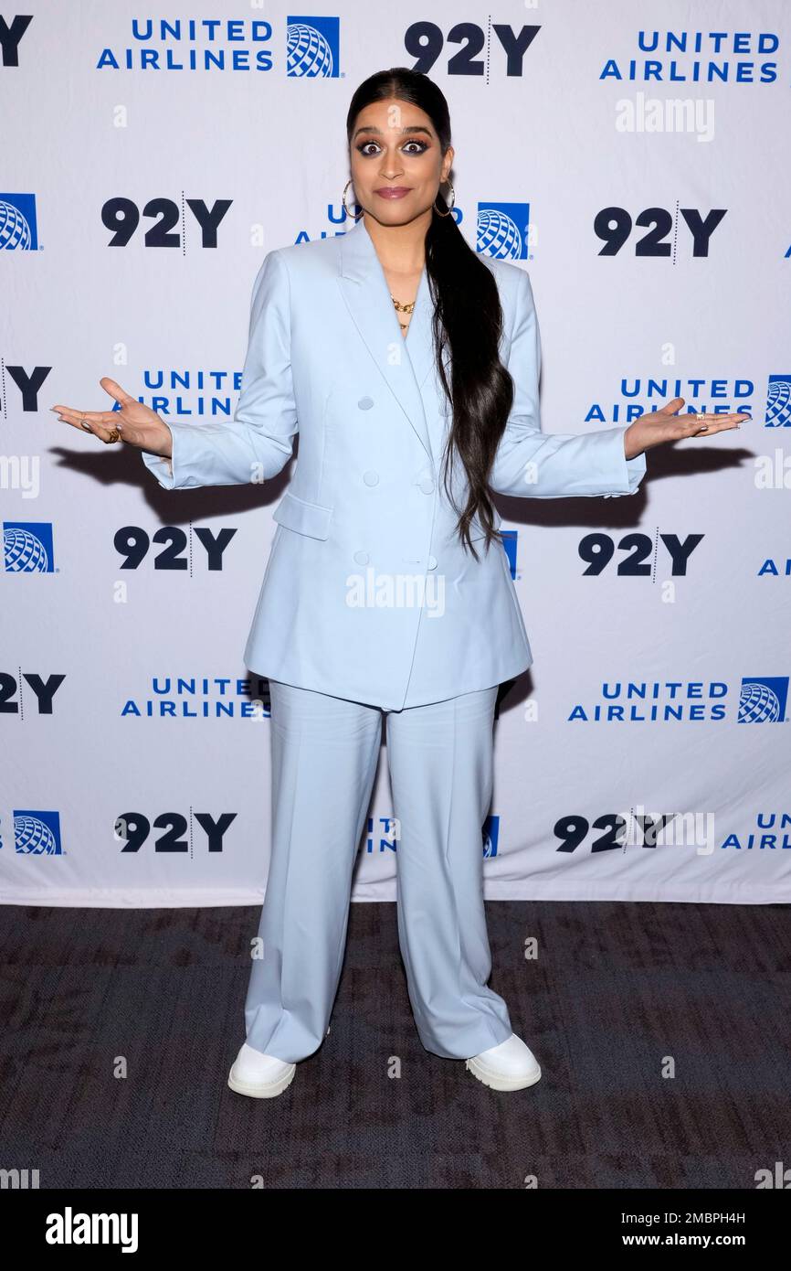 Lilly Singh poses backstage before speaking at the 92nd Street Y on ...