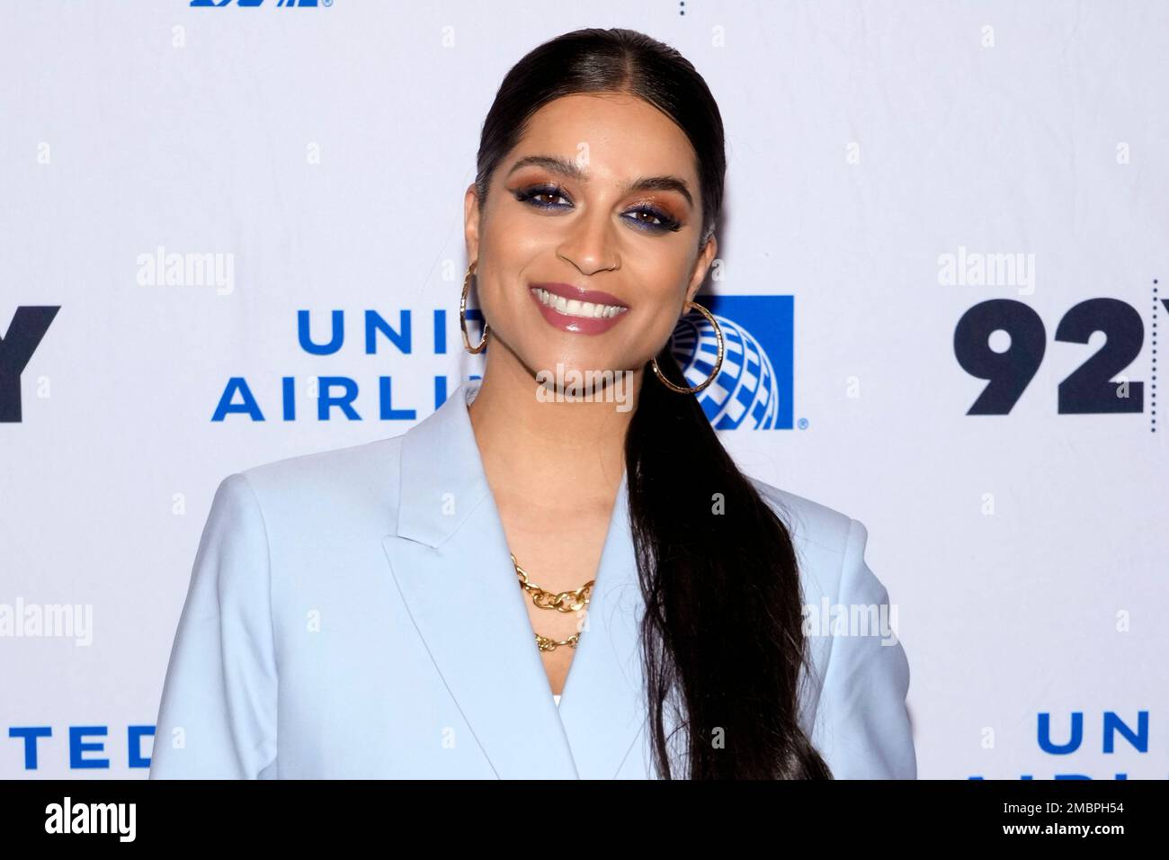 Lilly Singh poses backstage before speaking at the 92nd Street Y on ...