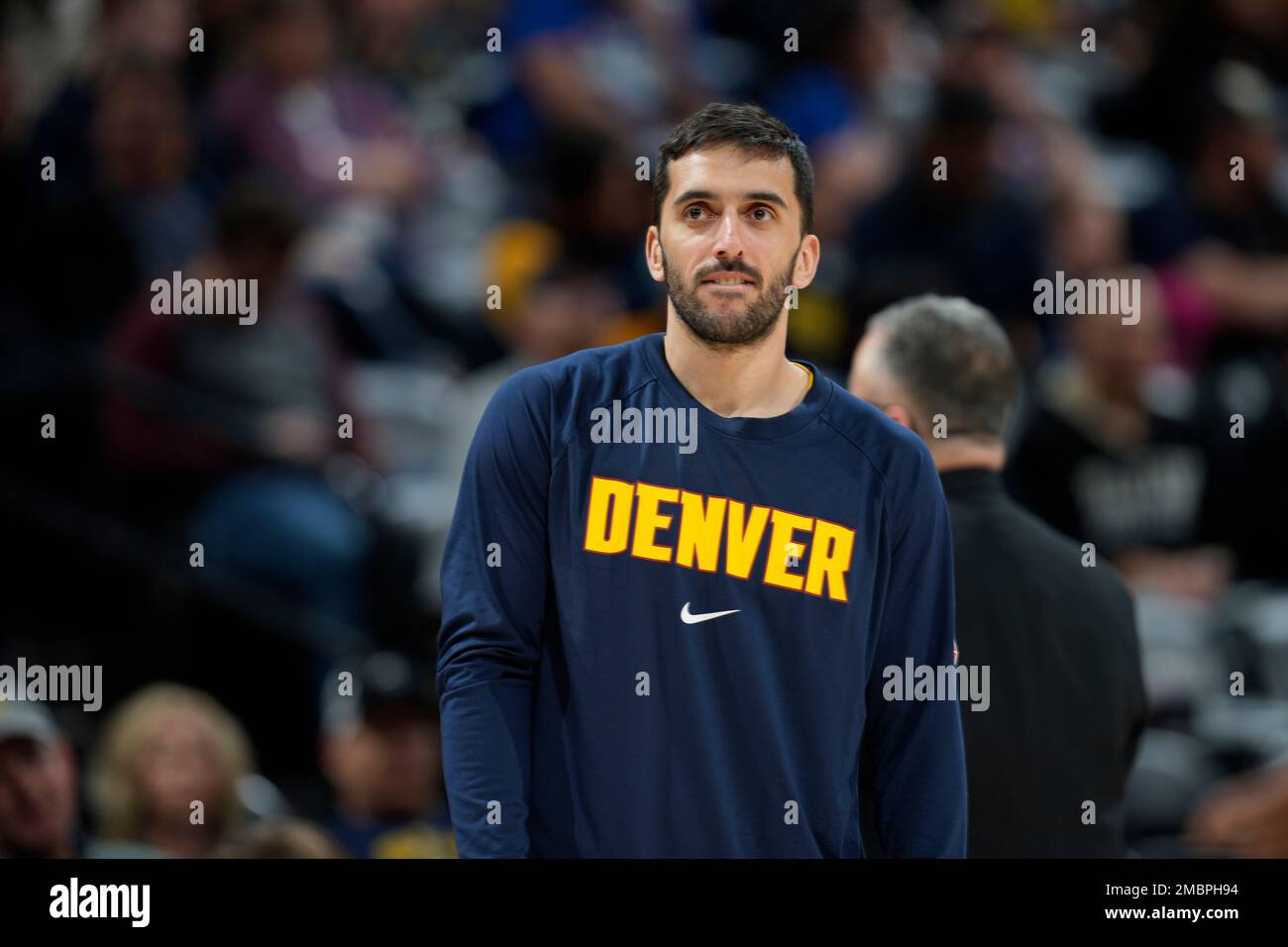 Denver Nuggets guard Facundo Campazzo (7) in the second half of an NBA ...