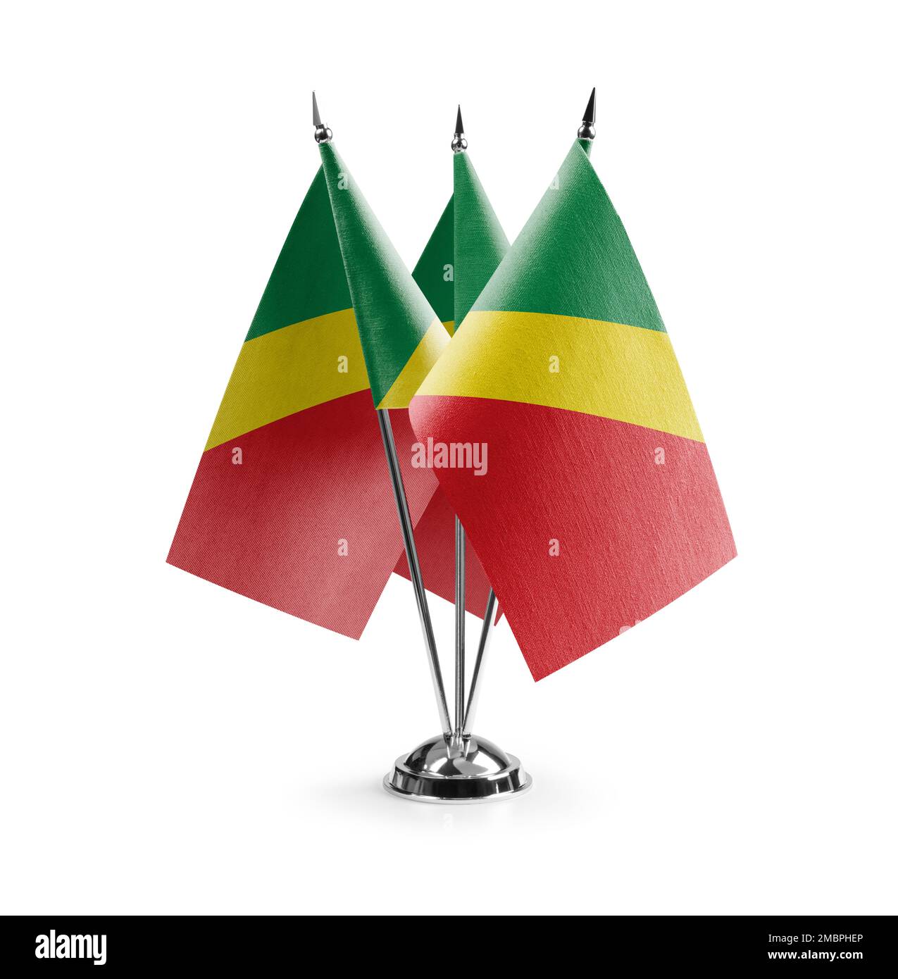 Small national flags of the Congo on a white background Stock Photo - Alamy
