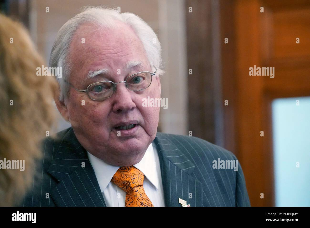 House Appropriations Committee Chairman John Read, R-Gautier, speaks to ...