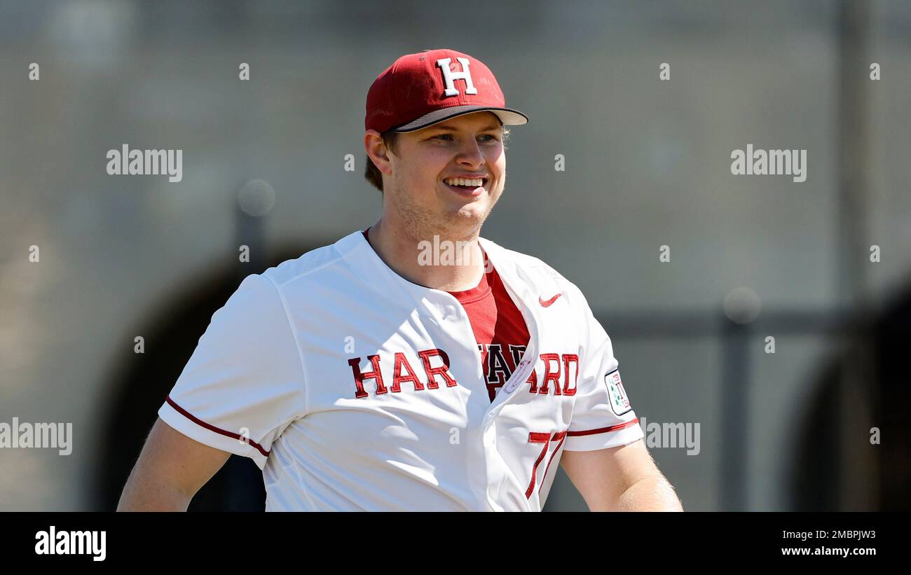 Harvard's Tim Williamson during an NCAA baseball game against Brown on ...