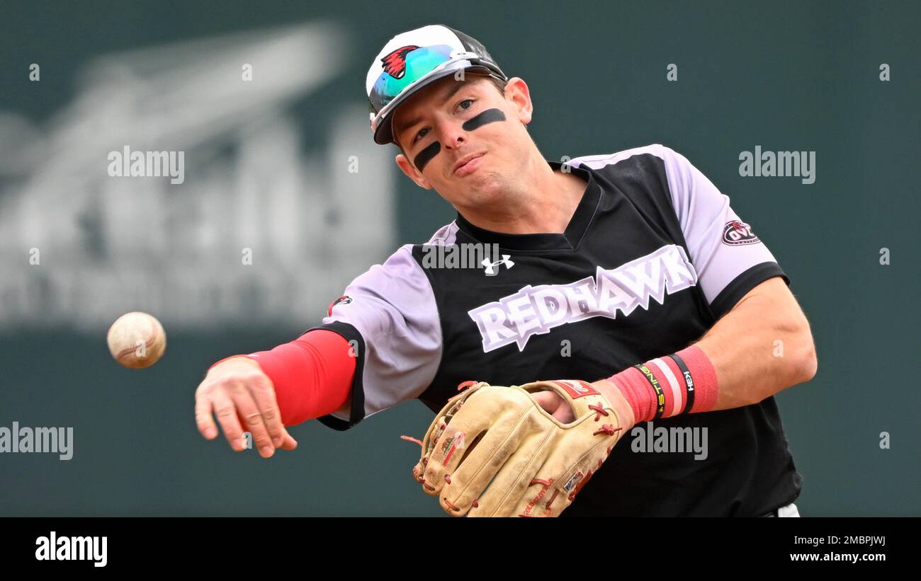 Southeast Missouri State player Tyler Wilber competes during an NCAA ...