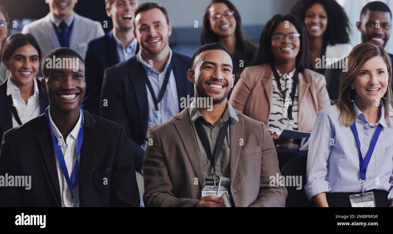 Coming together to learn more about success. a group of businesspeople ...