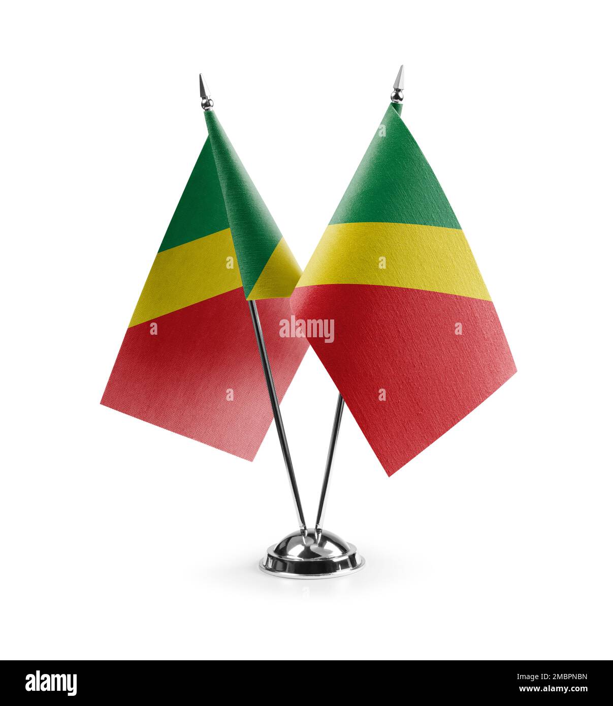 Small national flags of the Congo on a white background Stock Photo - Alamy