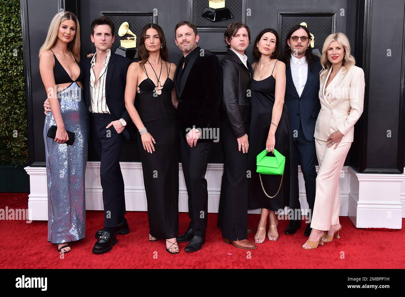 Martha Patterson, from left, Jared Followill, Lily Aldridge, Caleb ...