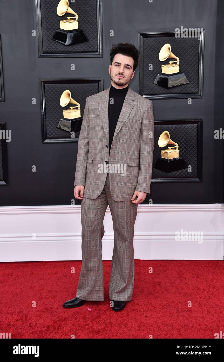 Blake Slatkin arrives at the 64th Annual Grammy Awards at the MGM Grand Garden Arena on Sunday ...