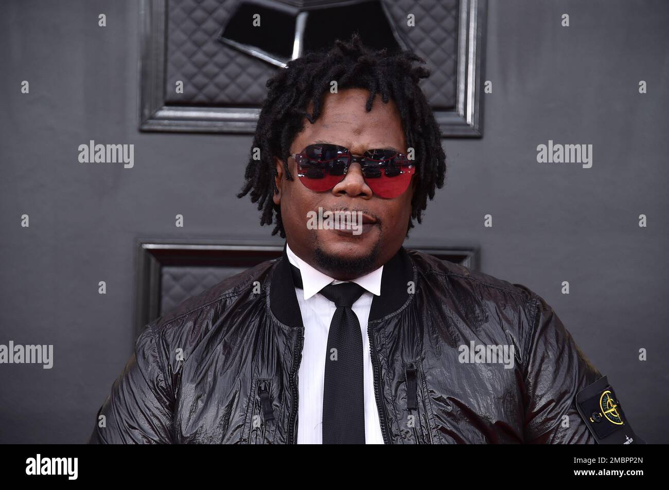 Alonzo Alston arrives at the 64th Annual Grammy Awards at the MGM Grand ...