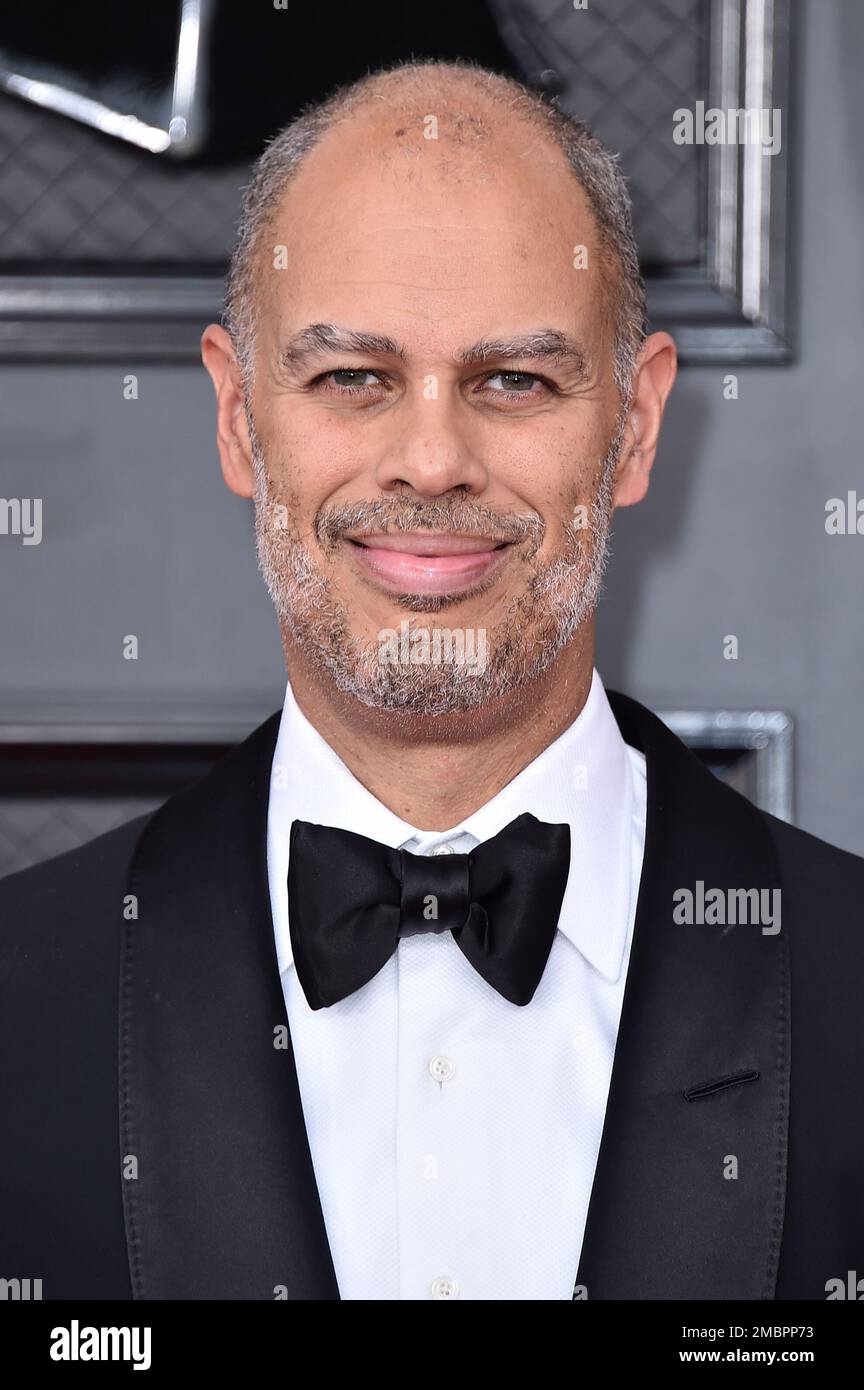 Jesse Collins arrives at the 64th Annual Grammy Awards at the MGM Grand ...