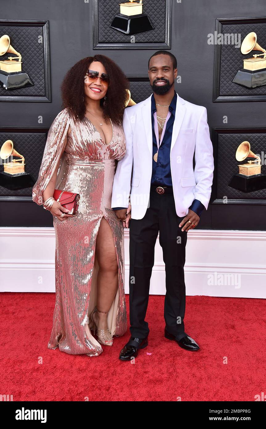 Cherese Bereal, left, and Charlie Bereal arrive at the 64th Annual ...