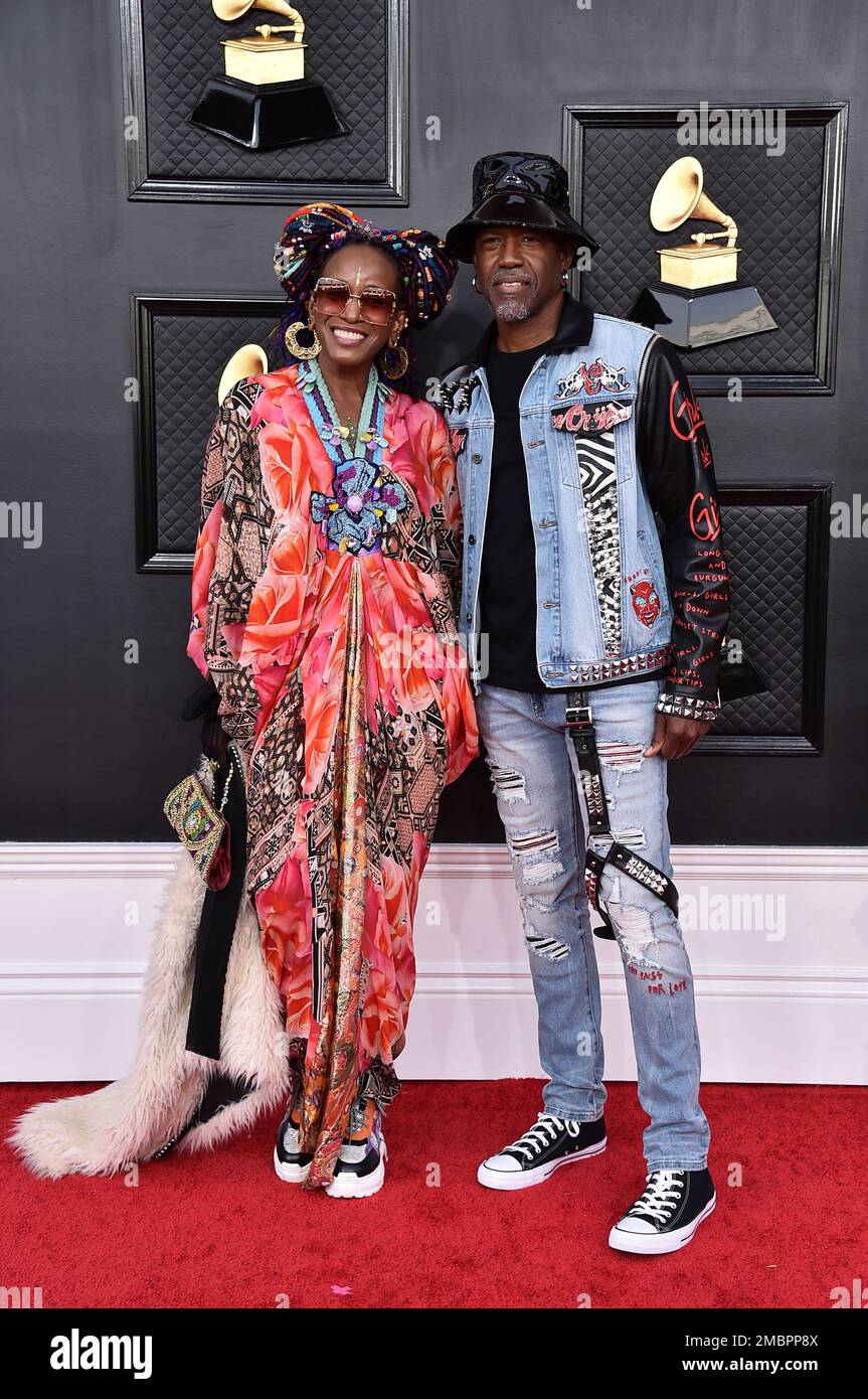 Cherokee The Artist, left, and Neal Pogue arrive at the 64th Annual ...