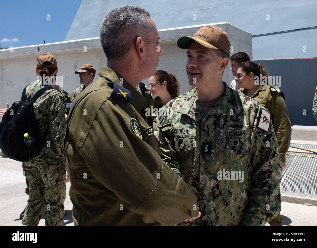 220619-N-IG466-1561 HAIFA, Israel (June 19, 2022) Vice Adm. Brad Cooper ...
