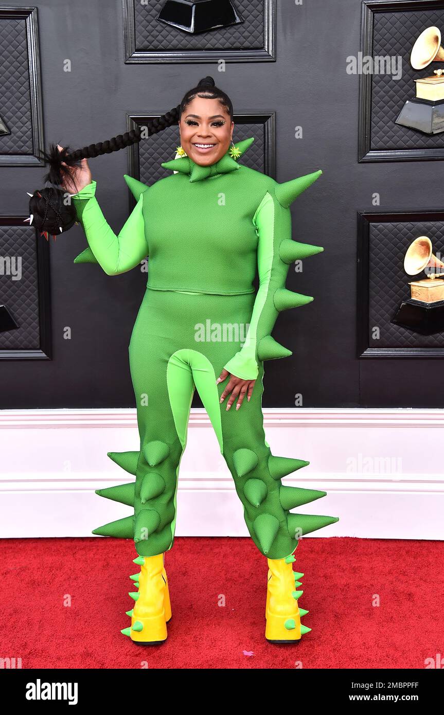 Tayla Parx arrives at the 64th Annual Grammy Awards at the MGM Grand ...