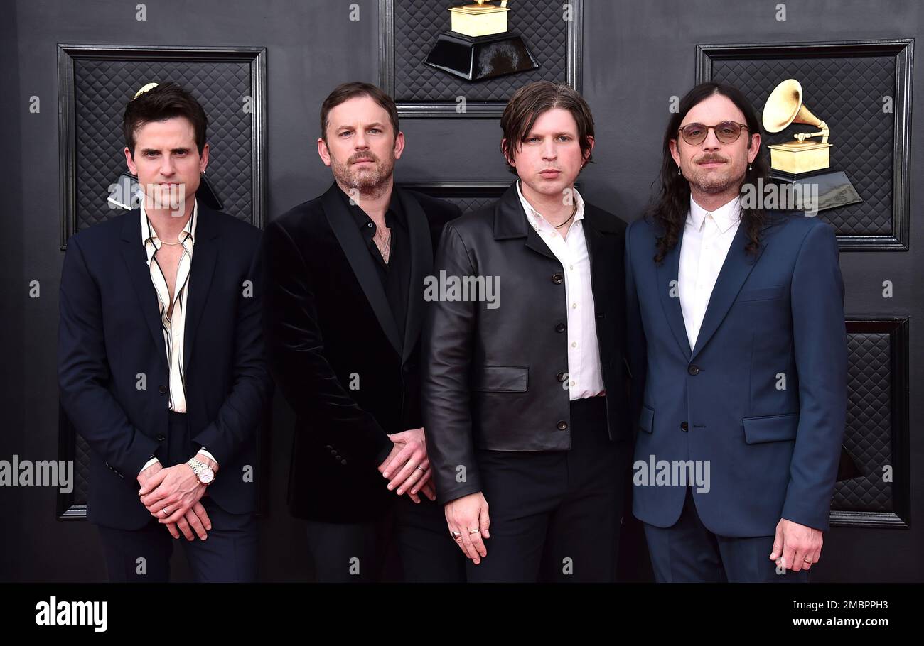 Jared Followill, from left, Caleb Followill, Matthew Followill, and ...