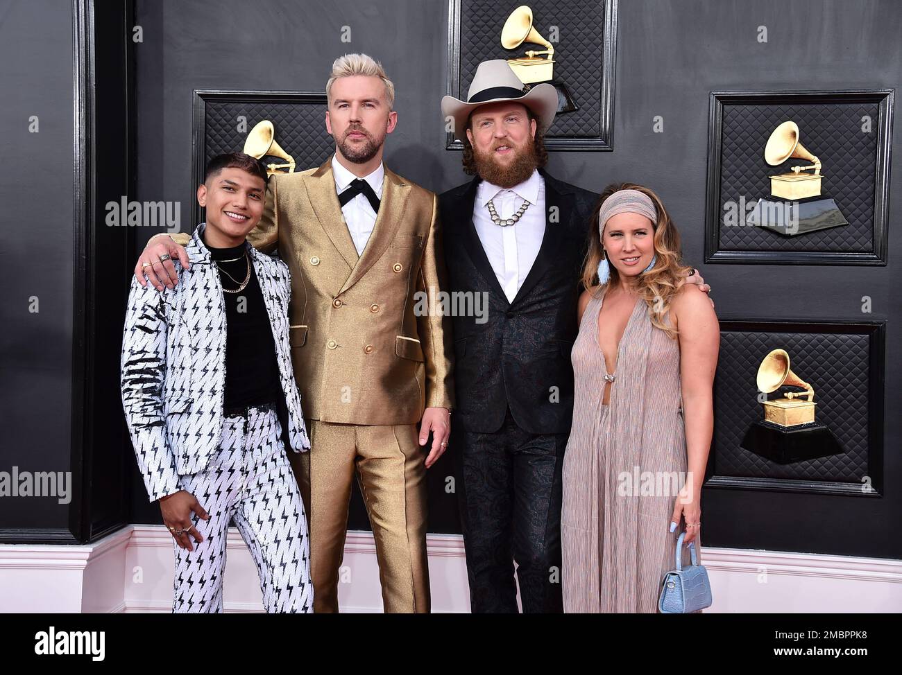 Abi Ventura, from left, T.J. Osborne, John Osborne, and Lucie Silvas ...
