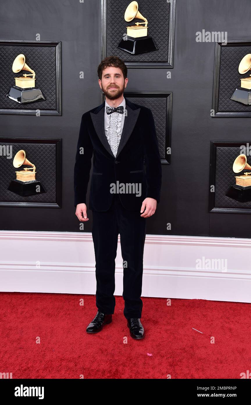Ben Platt arrives at the 64th Annual Grammy Awards at the MGM Grand ...