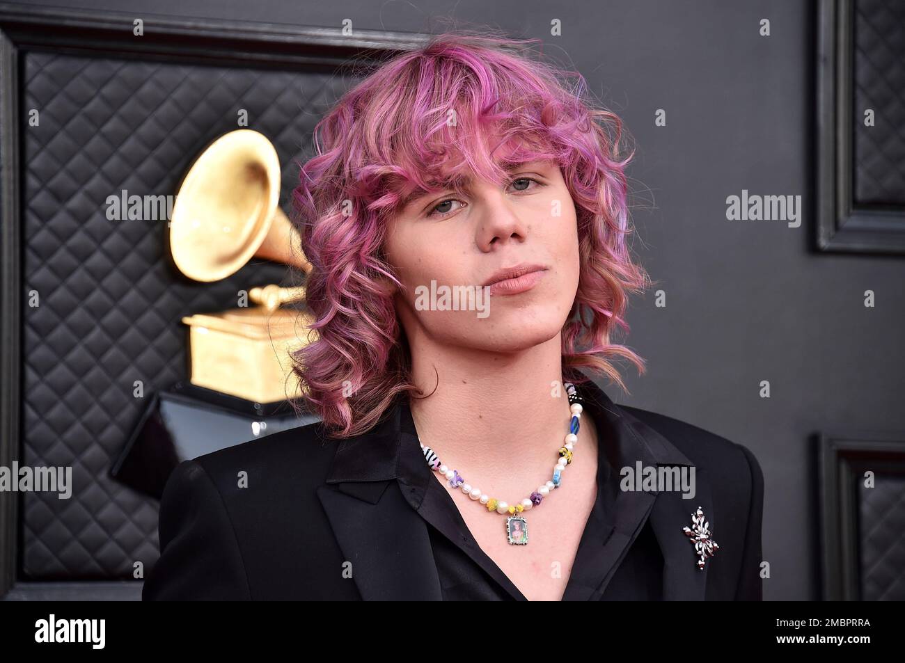 The Kid Laori arrives at the 64th Annual Grammy Awards at the MGM Grand ...