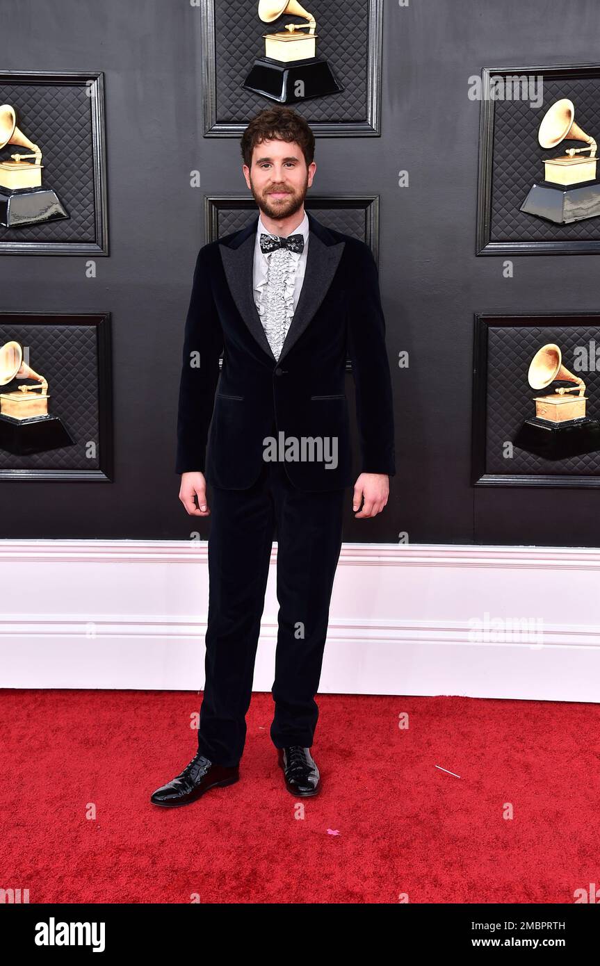 Ben Platt arrives at the 64th Annual Grammy Awards at the MGM Grand ...