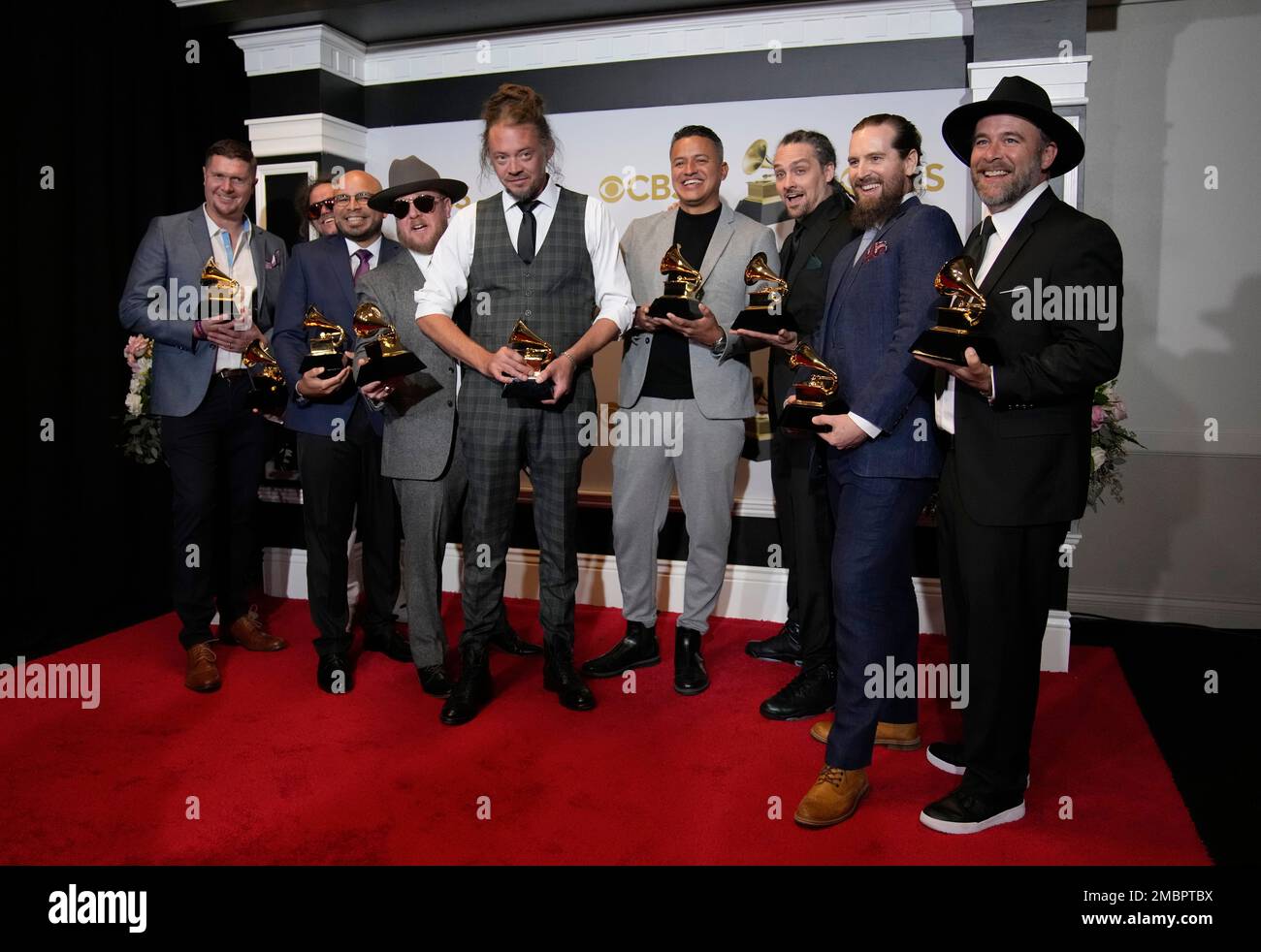 Soja, winners of the award for best reggae album for "Beauty in the ...