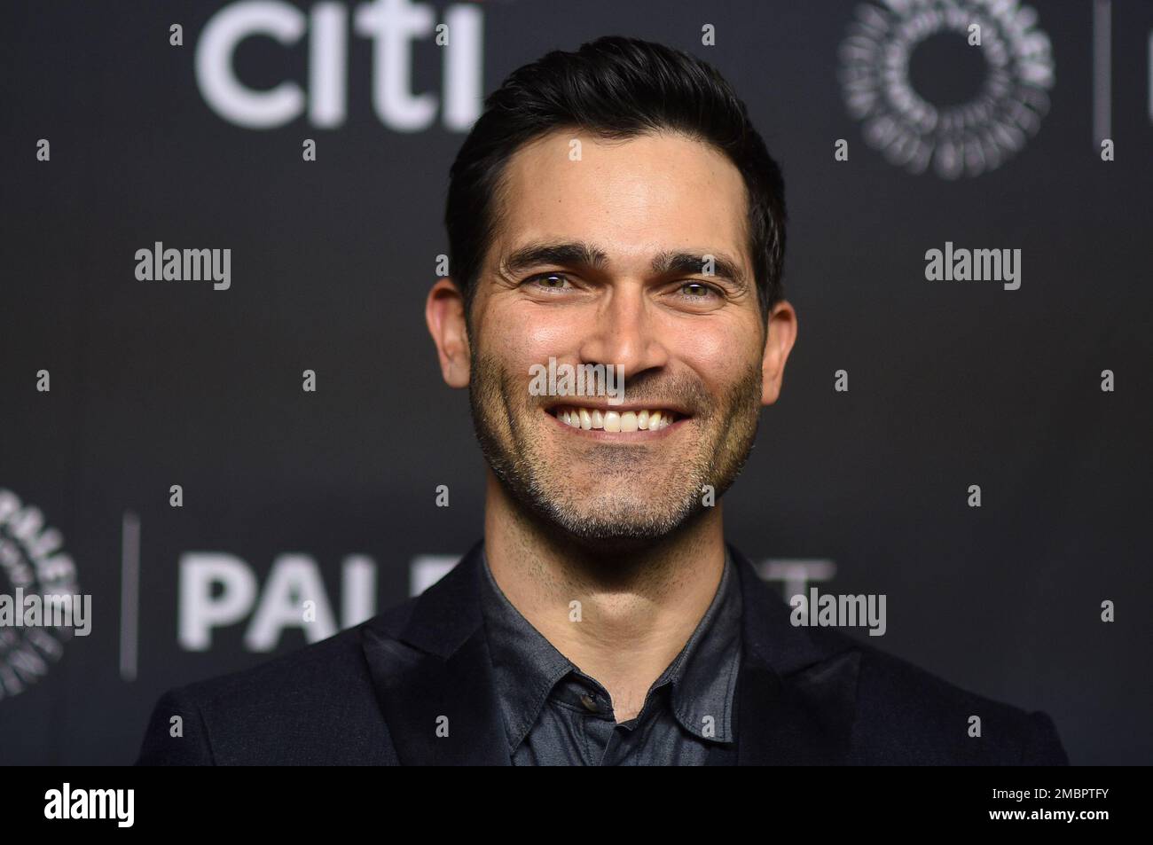 Tyler Hoechlin attends a screening of "Superman & Lois" during ...