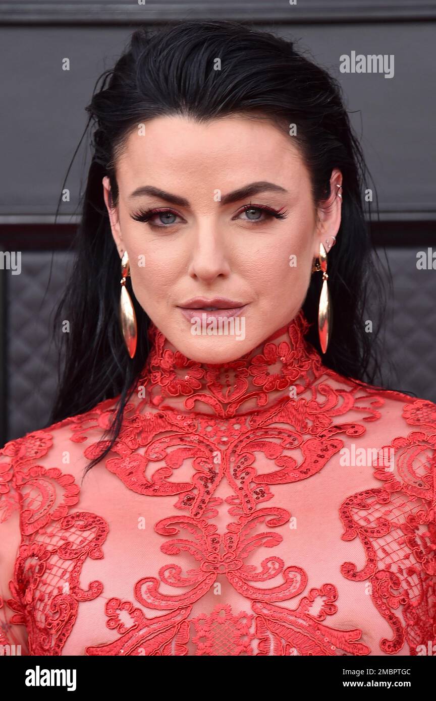 Kylie Rae Hall arrives at the 64th Annual Grammy Awards at the MGM ...