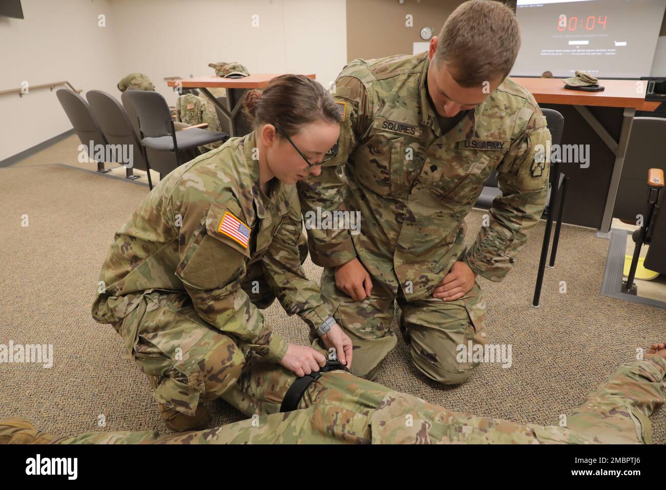 Spc. Brittany Tucker assigned to the 730th Area Support Medical Company ...
