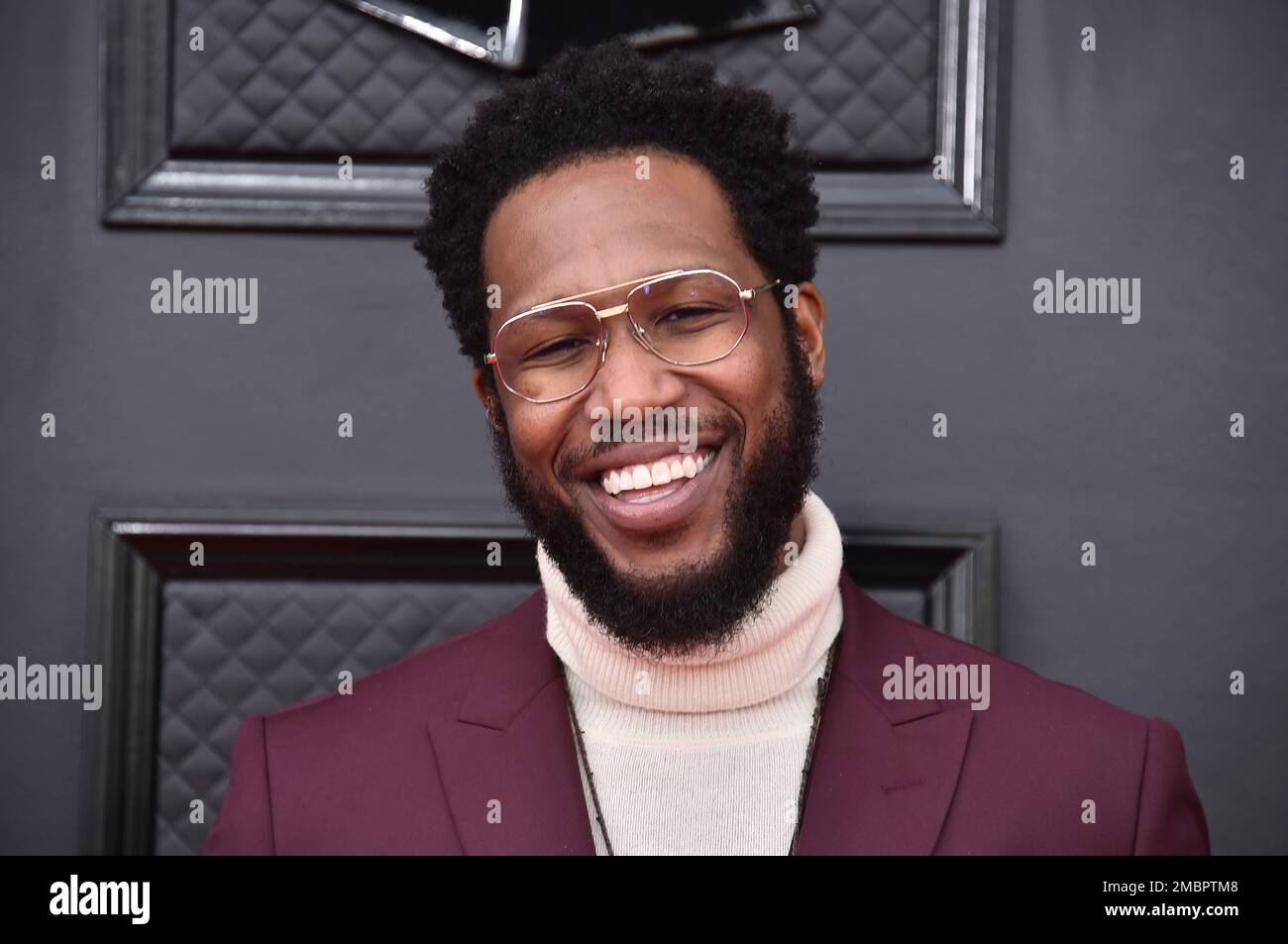 Cory Henry arrives at the 64th Annual Grammy Awards at the MGM Grand ...