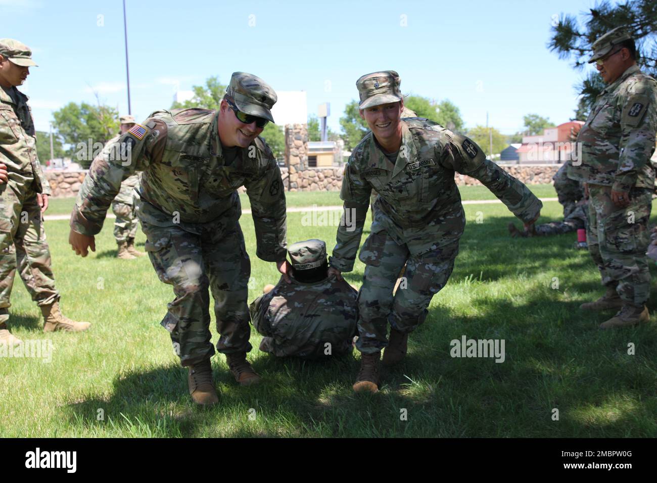 Soldiers assigned to the 332nd Med Log Detachment and 330th Medical ...