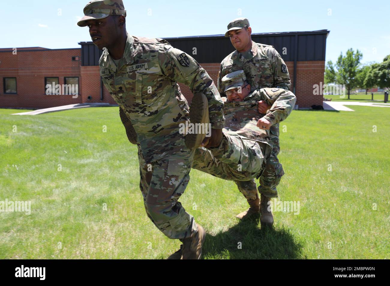 Soldiers assigned to the 332nd Med Log Detachment and 330th Medical ...