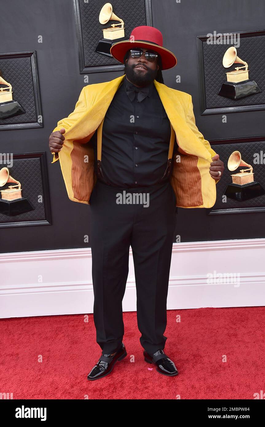 Gramps Morgan arrives at the 64th Annual Grammy Awards at the MGM Grand ...