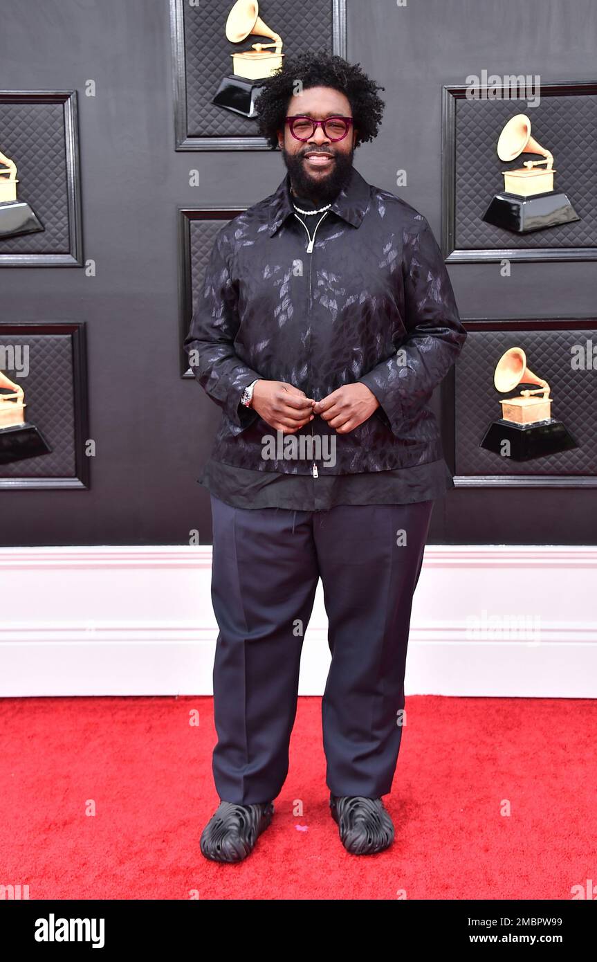 Questlove arrives at the 64th Annual Grammy Awards at the MGM Grand ...
