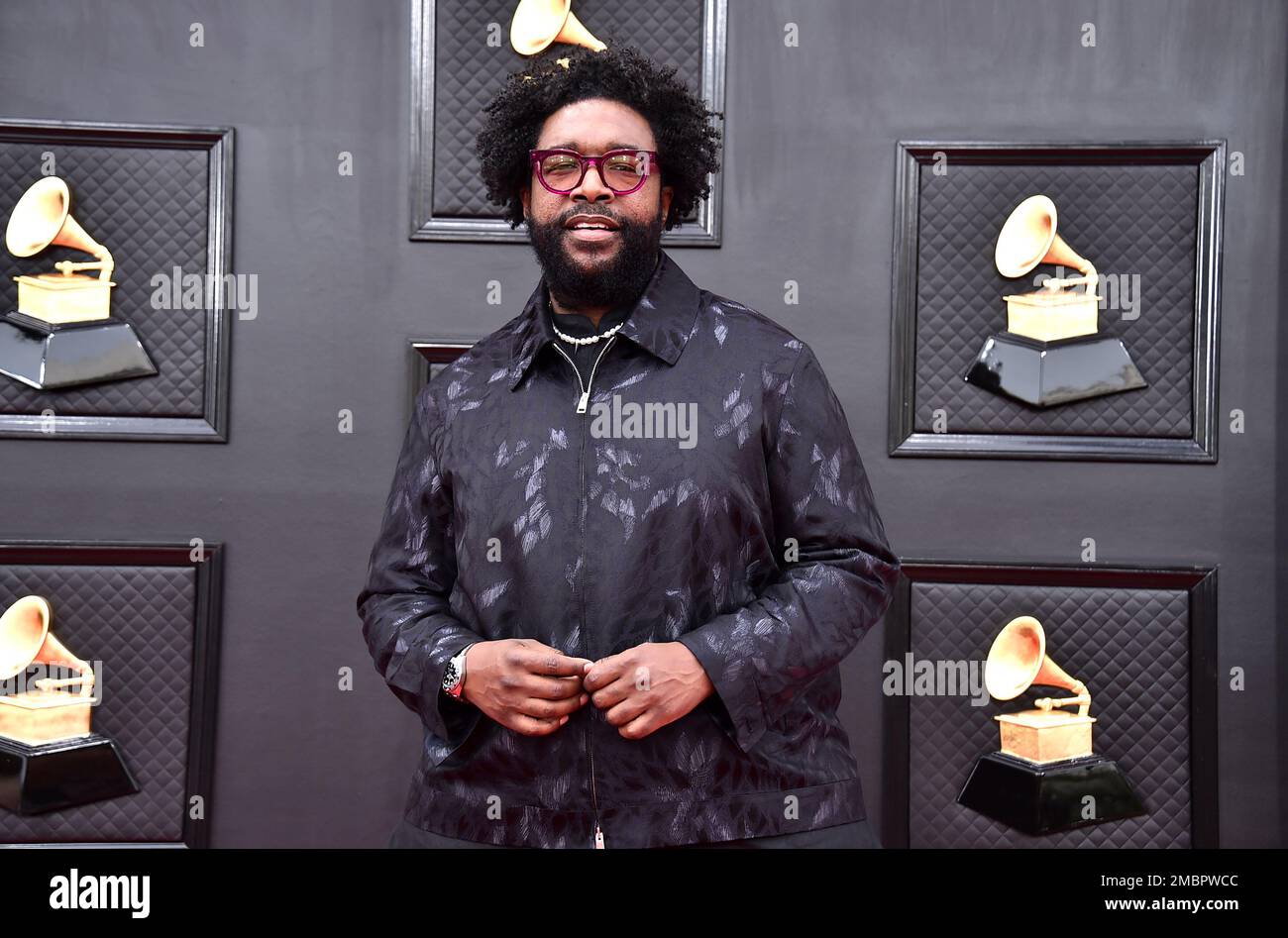 Questlove arrives at the 64th Annual Grammy Awards at the MGM Grand ...