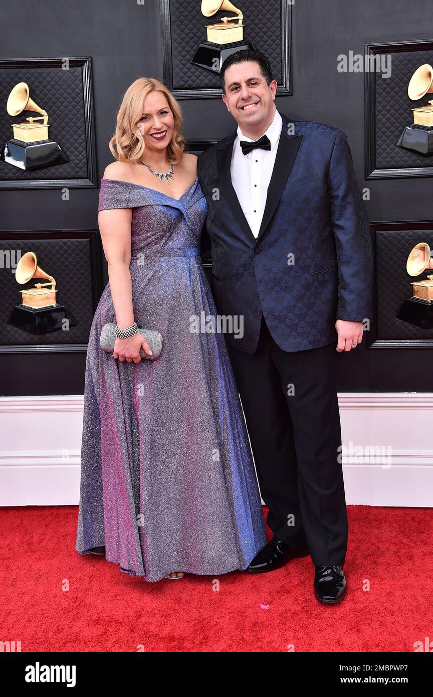 Margaret Riccardi, left, and Ricky Riccardi arrive at the 64th Annual ...