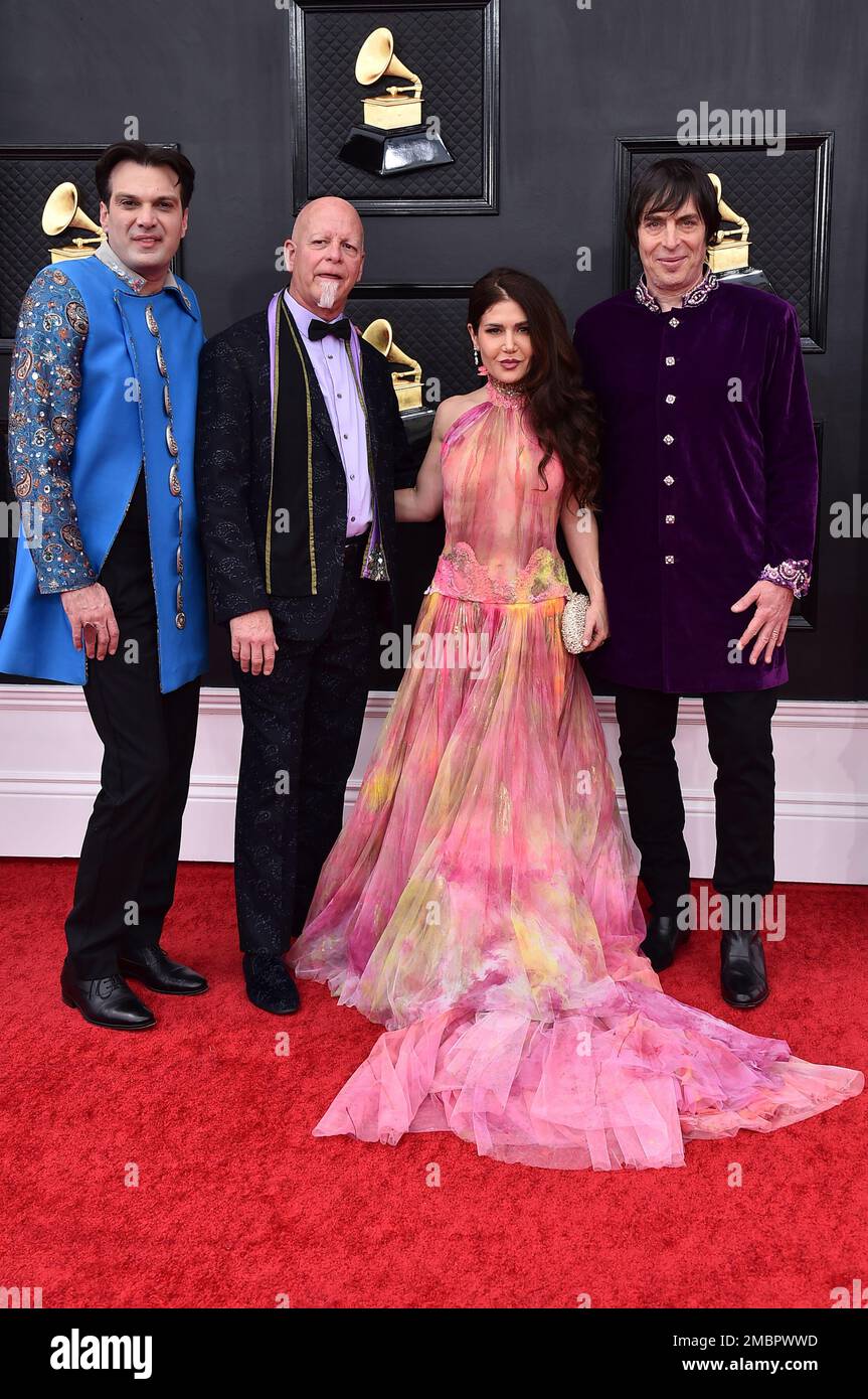 Opium Moon arrive at the 64th Annual Grammy Awards at the MGM Grand ...