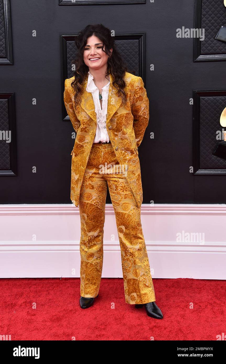 Ilsey Juber arrives at the 64th Annual Grammy Awards at the MGM Grand ...