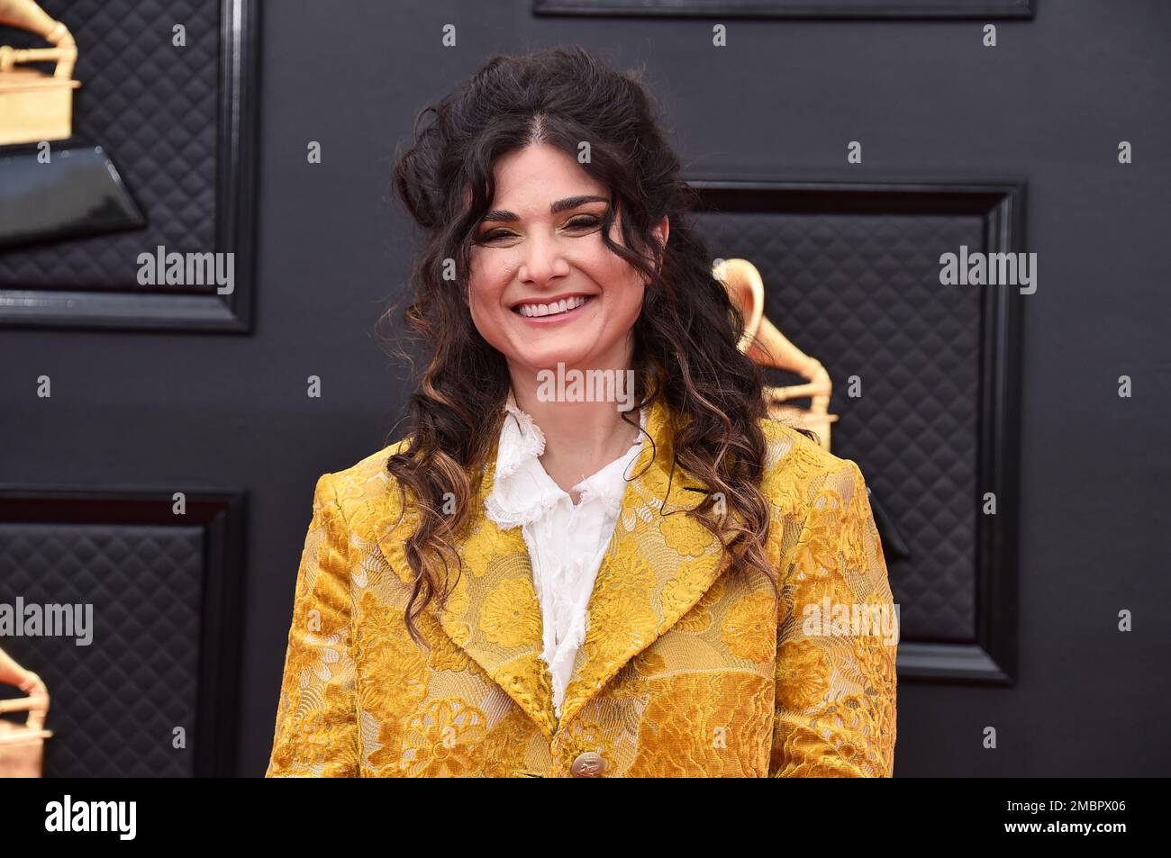 Ilsey Juber arrives at the 64th Annual Grammy Awards at the MGM Grand ...
