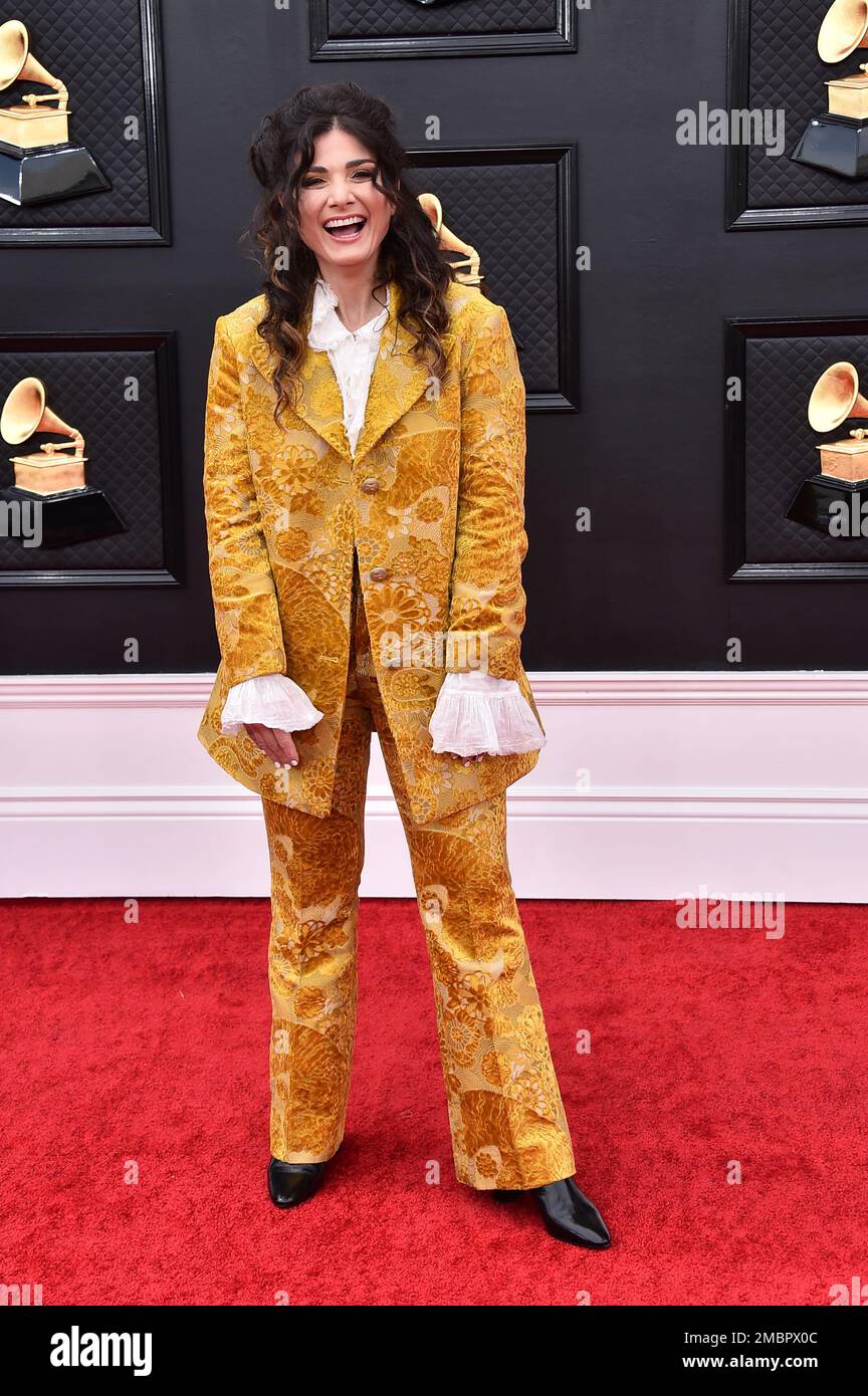 Ilsey Juber arrives at the 64th Annual Grammy Awards at the MGM Grand ...