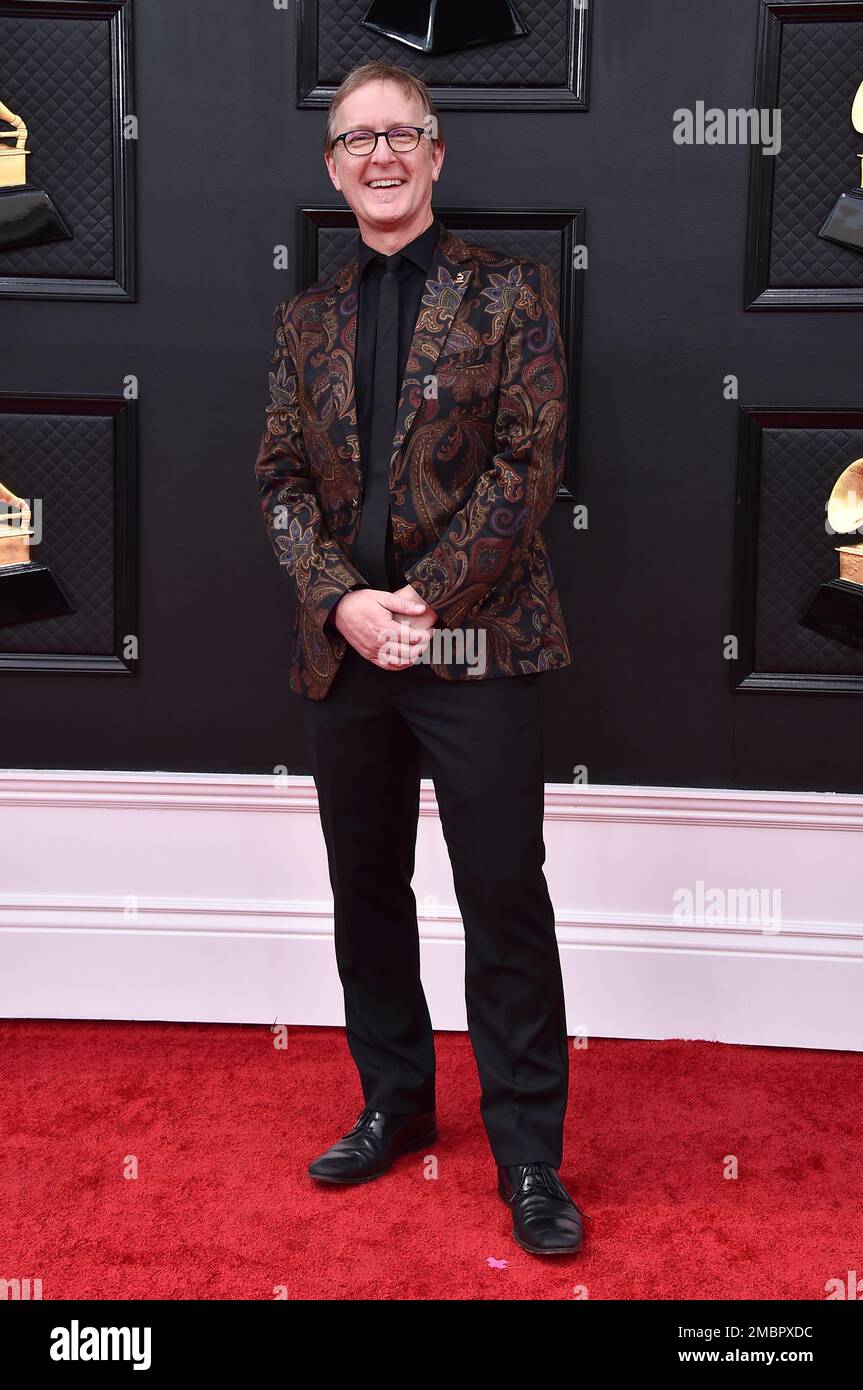 Michael Romanowski arrives at the 64th Annual Grammy Awards at the MGM ...