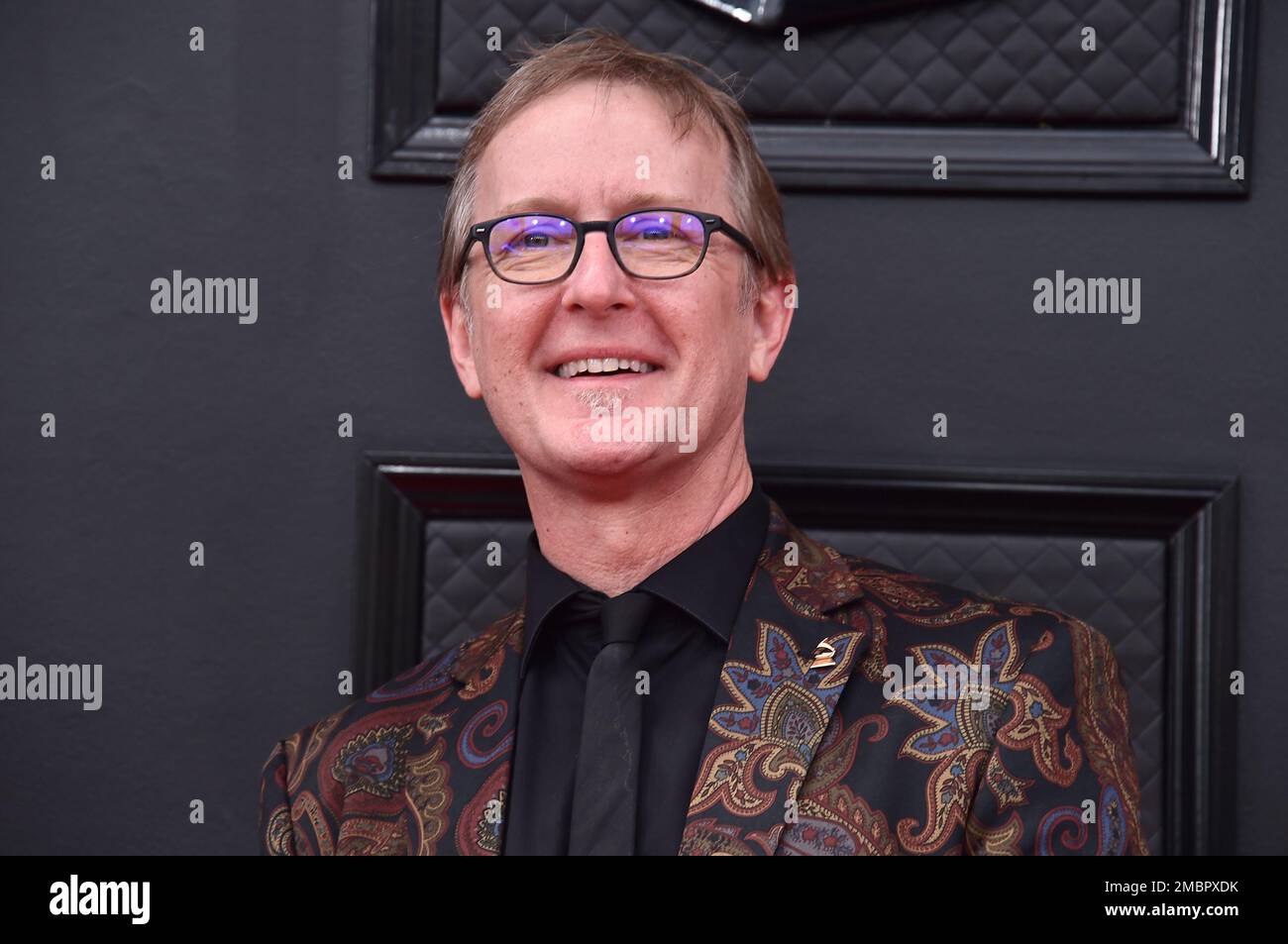 Michael Romanowski arrives at the 64th Annual Grammy Awards at the MGM ...