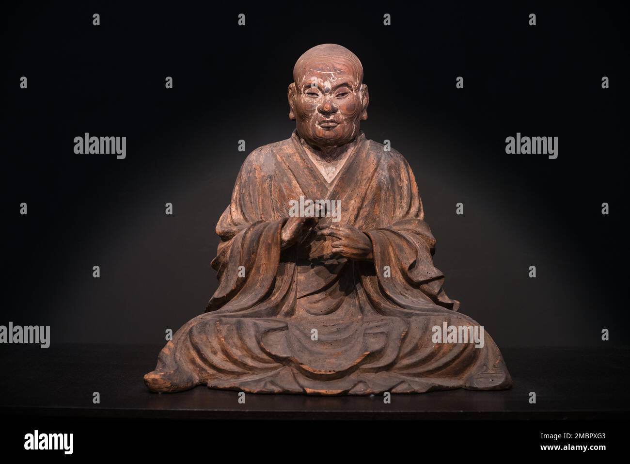 The national museum in Tokyo, Japan also master's statue Stock Photo ...