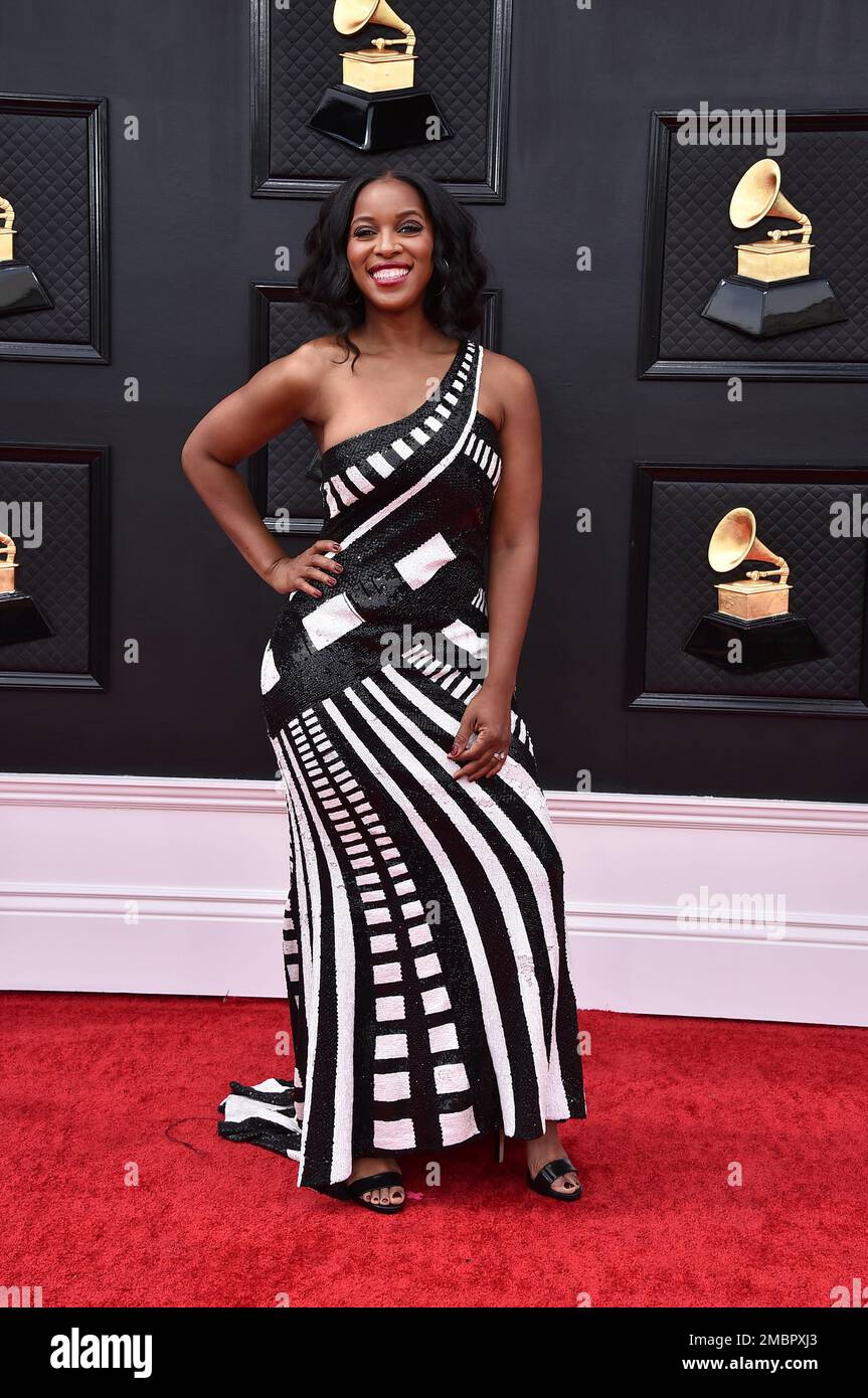 Janine Rubenstein arrives at the 64th Annual Grammy Awards at the MGM ...