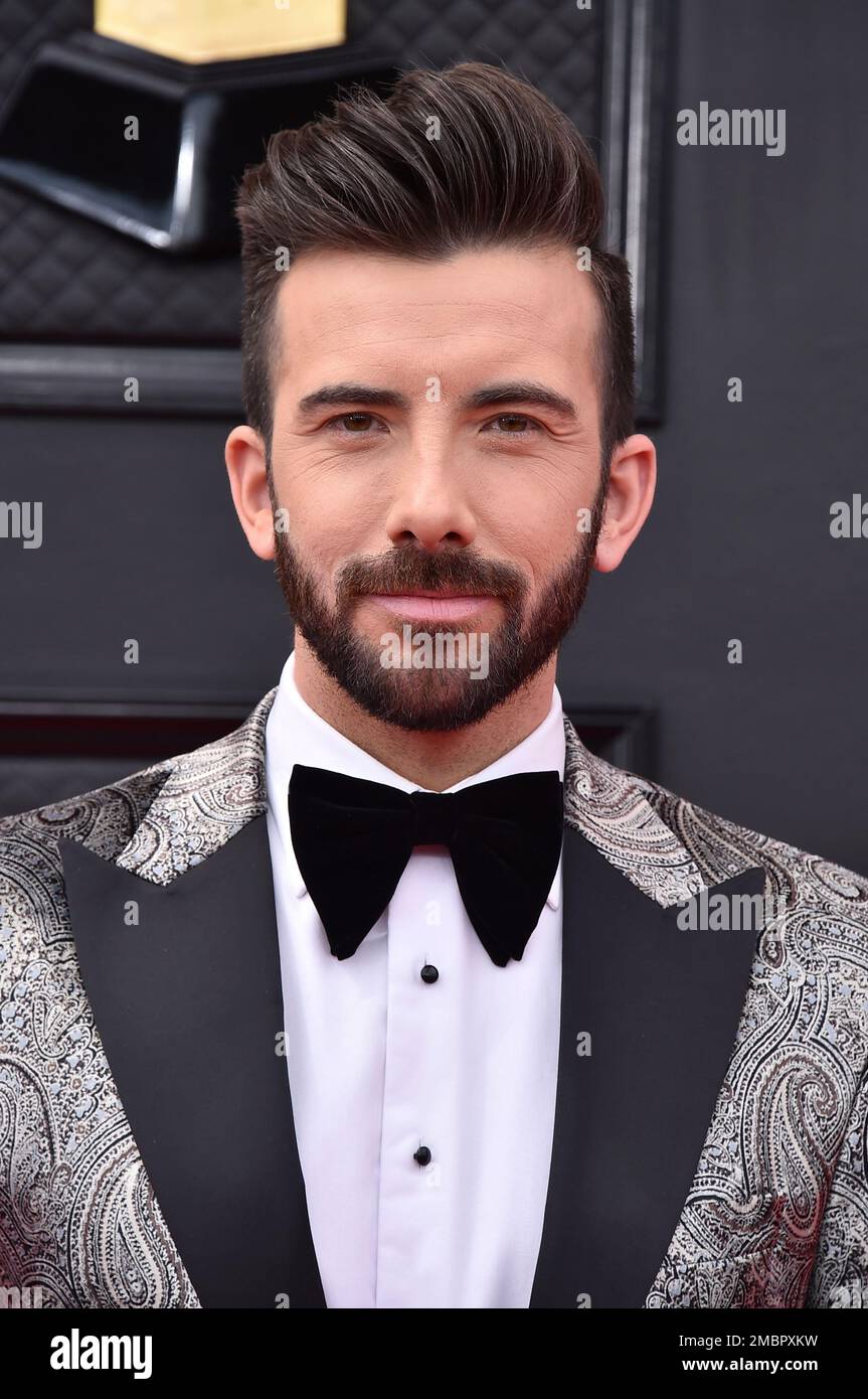 Jeremy Parsons arrives at the 64th Annual Grammy Awards at the MGM ...