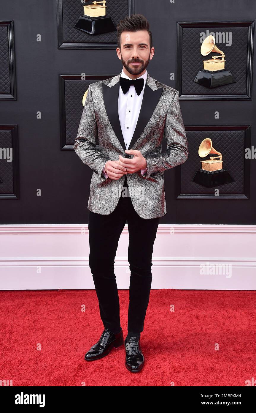 Jeremy Parsons arrives at the 64th Annual Grammy Awards at the MGM ...