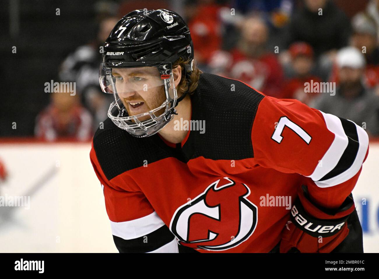 New Jersey Devils defenseman Dougie Hamilton (7) during the second ...