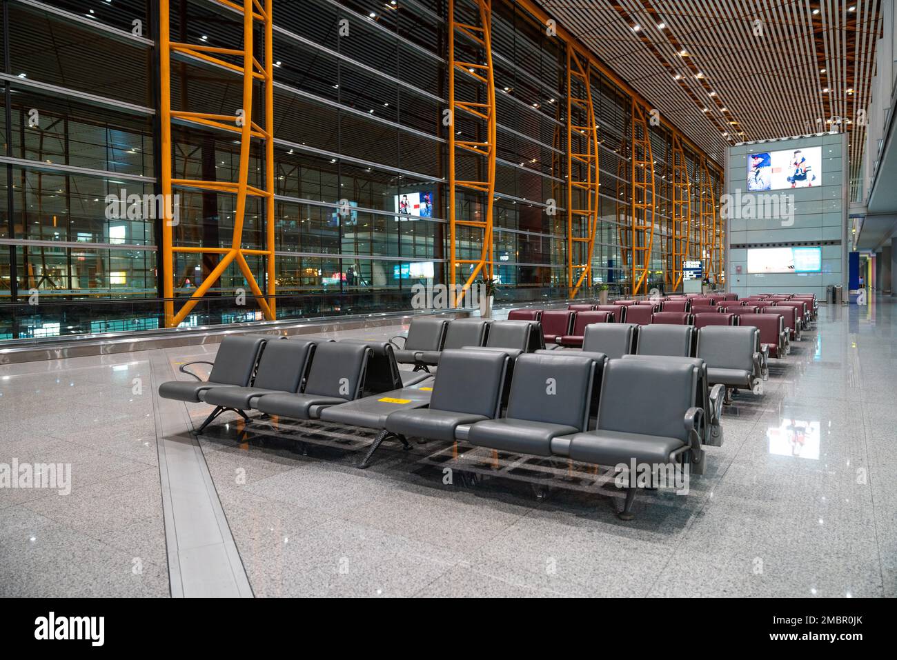 Beijing capital international airport T3 terminal building Stock Photo ...