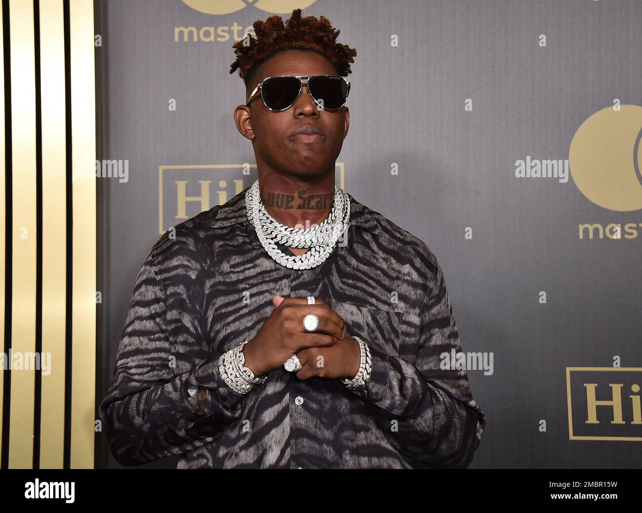 Yung Bleu arrives at the Recording Academy Honors Presented By The ...