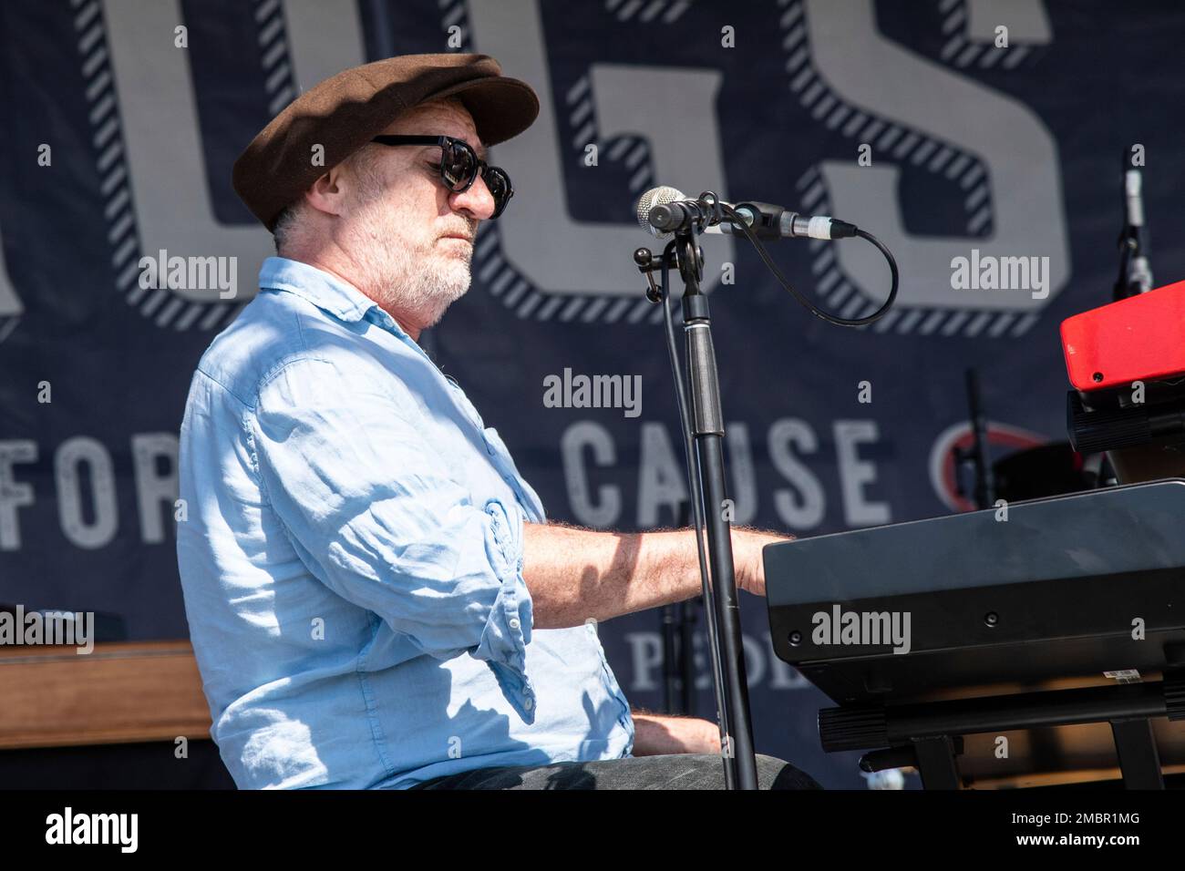 Jon Cleary performs at Hogs for the Cause at UNO Lakefront Arena on ...